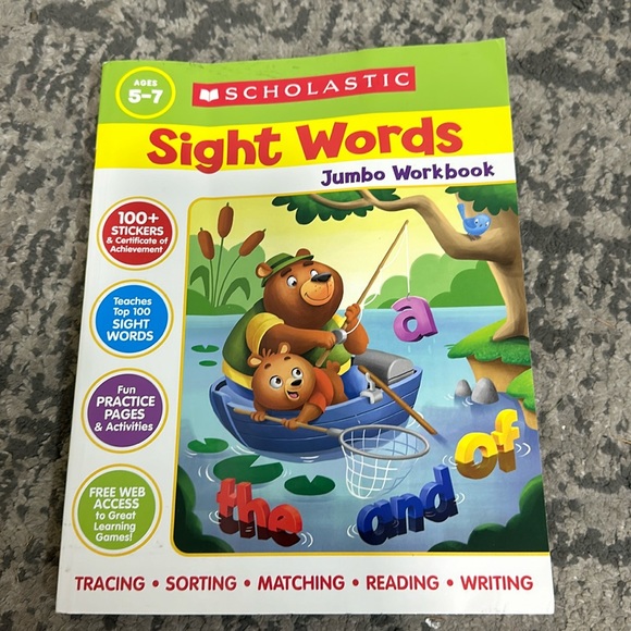 Scholastic | Toys | Nwt Scholastic Site Word Work Book | Poshmark